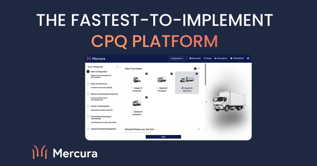 Handle Sales of Complex Products through AI-Powered CPQ - Mercura